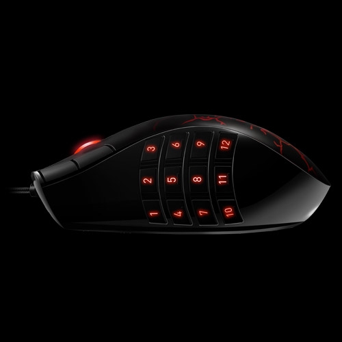 Razer Naga Molten Special Edition игровая мышь для ММОG