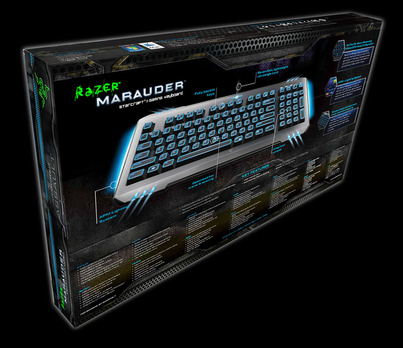 Razer Marauder StarCraft II - игровая клавиатура